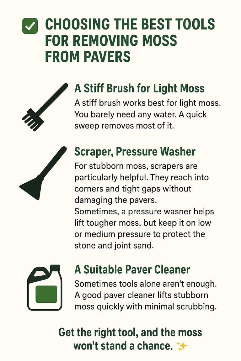 Removing Moss from Pavers Has Never Been This Easy!